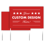 Poly Bag Yard Signs - Custom Poly Packaging