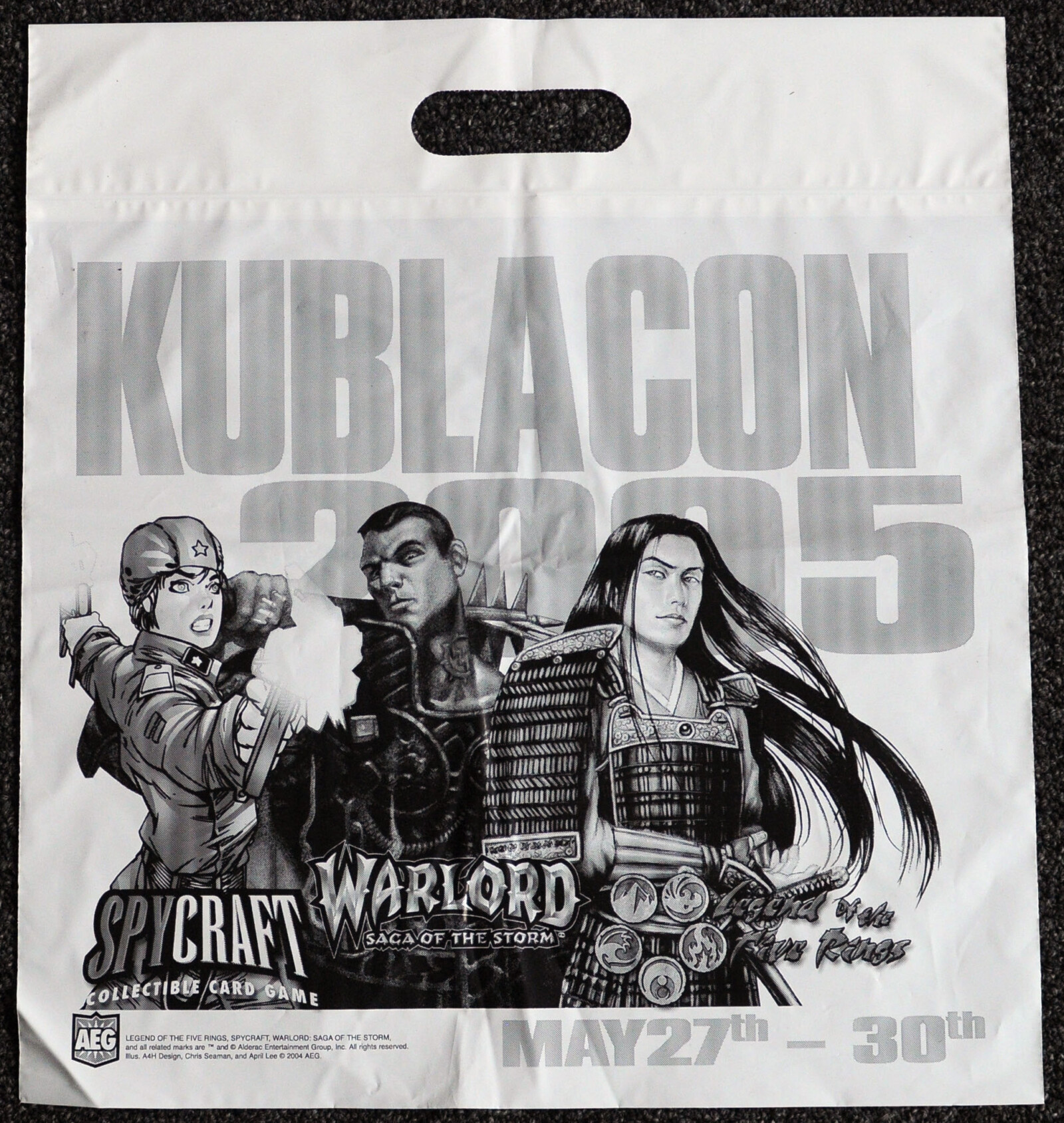 Die Cut Handle Bags - Custom Poly Packaging