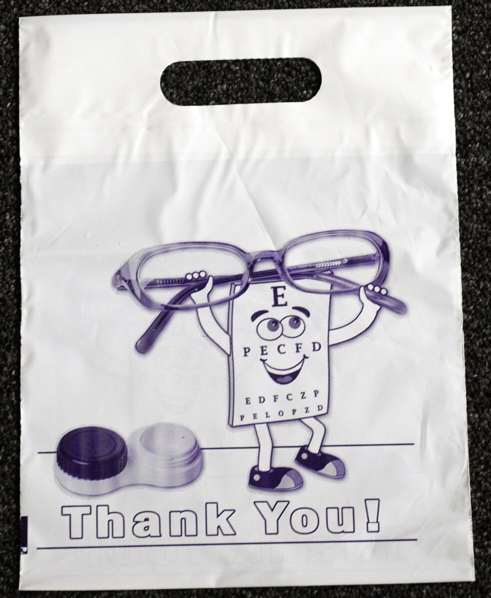 Die Cut Handle Bags - Custom Poly Packaging